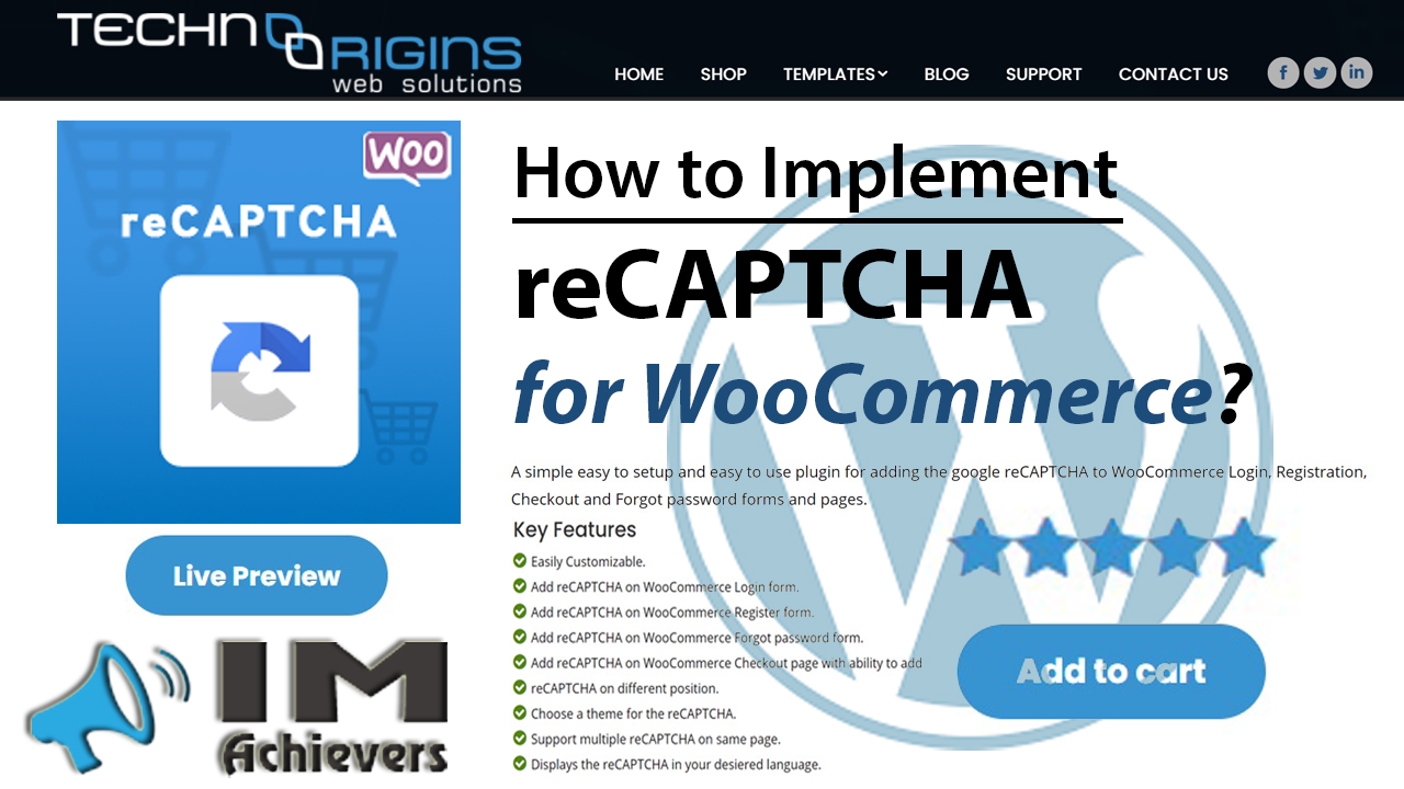 How To Implement reCaptcha For Woocommerce Store? - Internet Marketing ... How To Implement reCaptcha For Woocommerce Store? - Internet Marketing ...